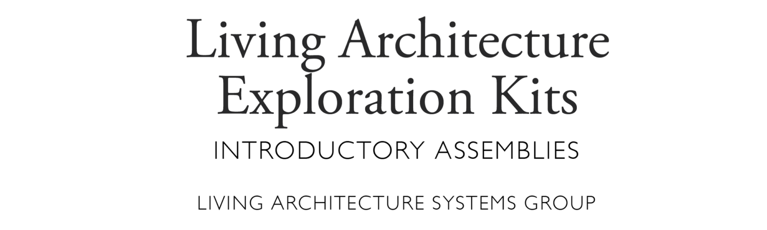 Publications - Living Architecture Systems Group